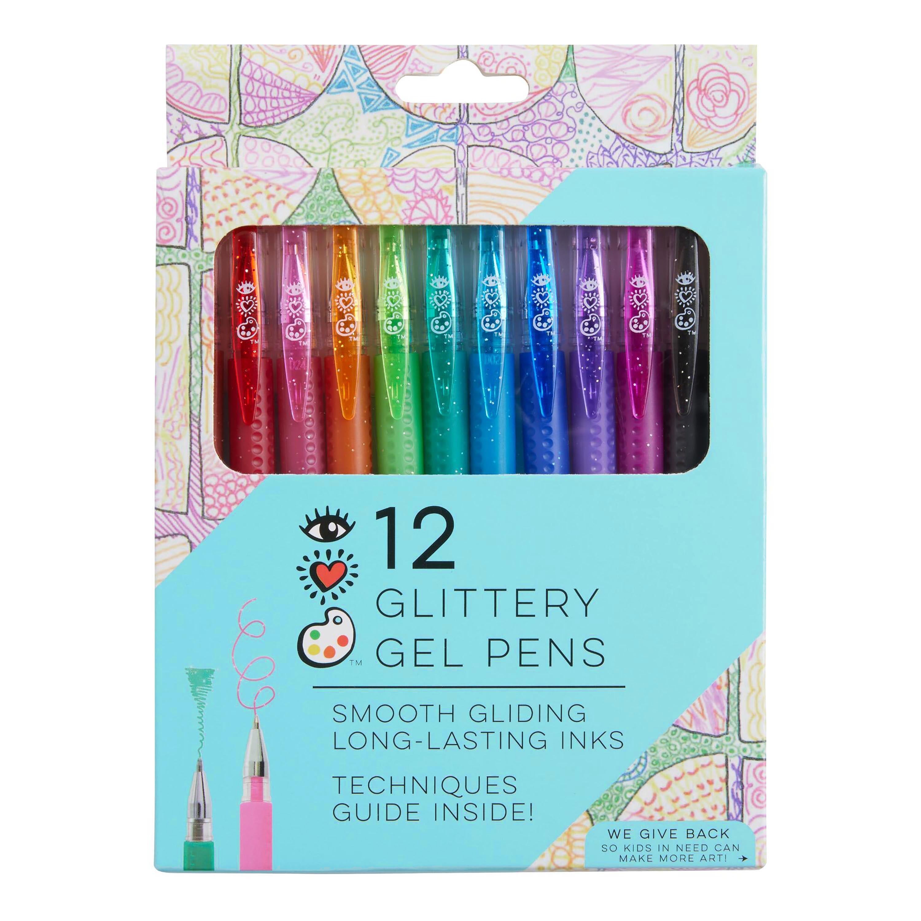12 Glittery Gel Pens Hobby And Toy Central 12-glittery-gel-pens-hobby-and-toy-central