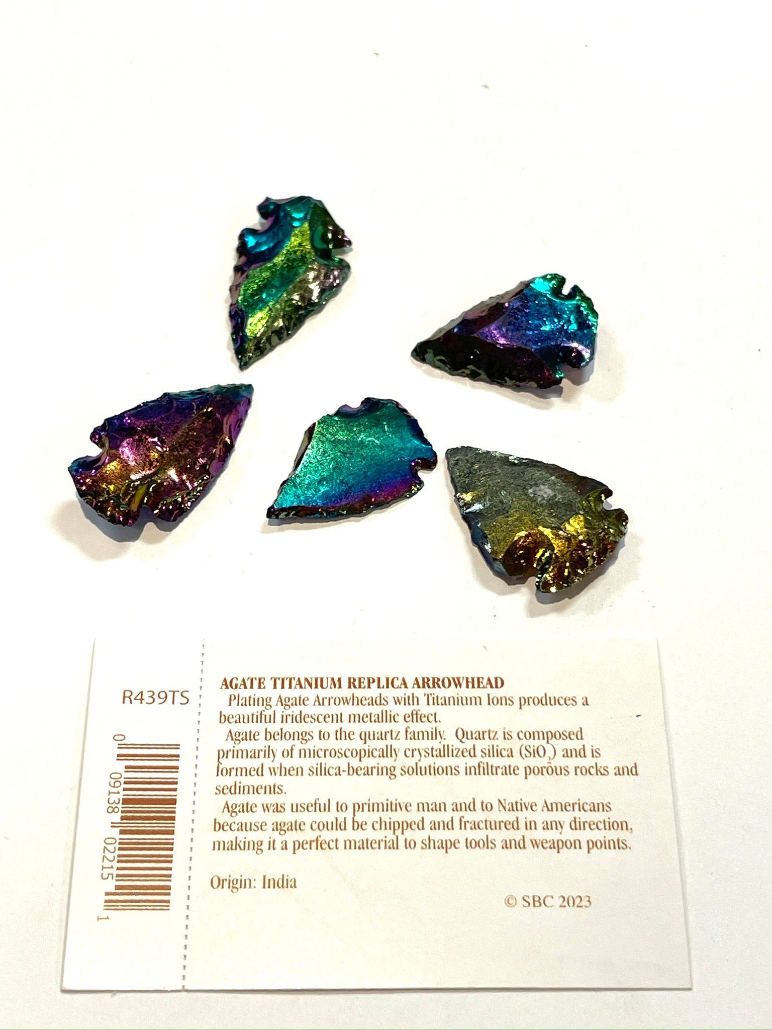Agate Titanium Replica Arrowhead – Hobby and Toy Central
