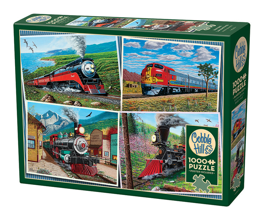 Historic Locomotive 1000pc jigsaw puzzle – Hobby and Toy Central