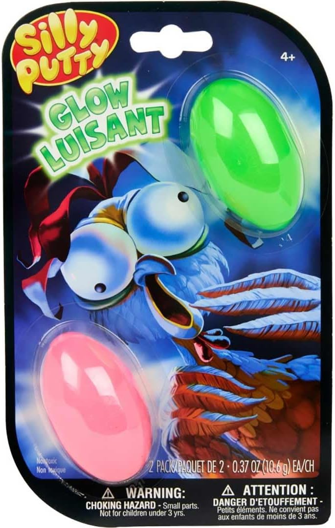 Silly Putty Glow 2 pack – Hobby and Toy Central