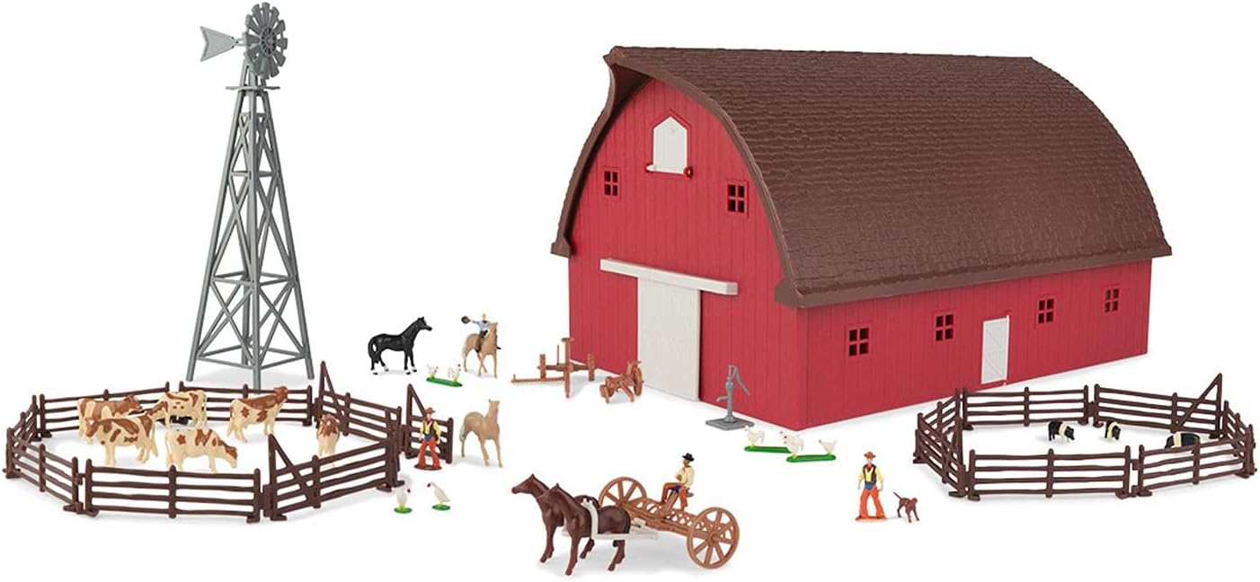 Round Gable Barn Set (73pc) – Hobby and Toy Central