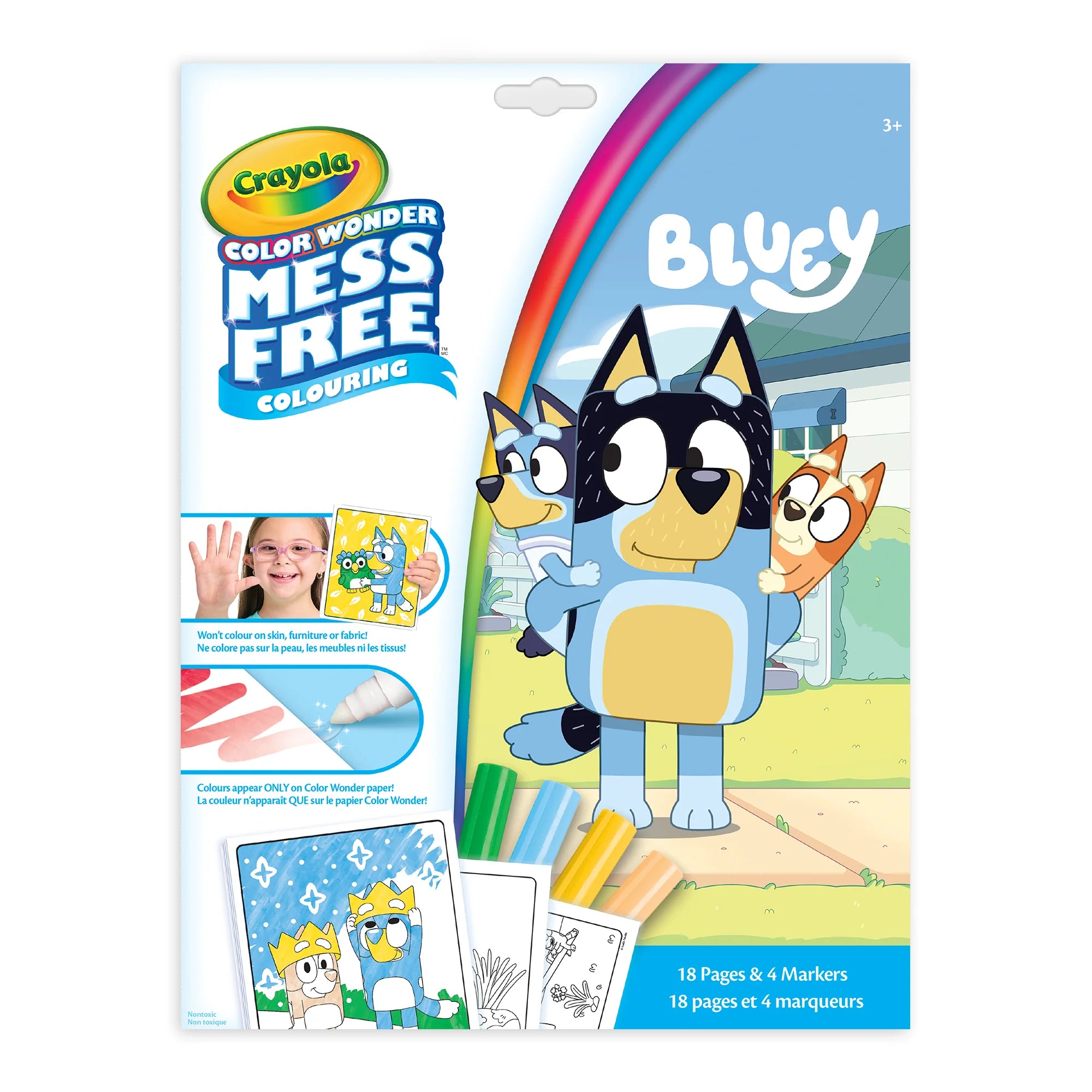 Bluey Color Wonder Mess Free (18 pages & 4 markers) – Hobby and Toy Central