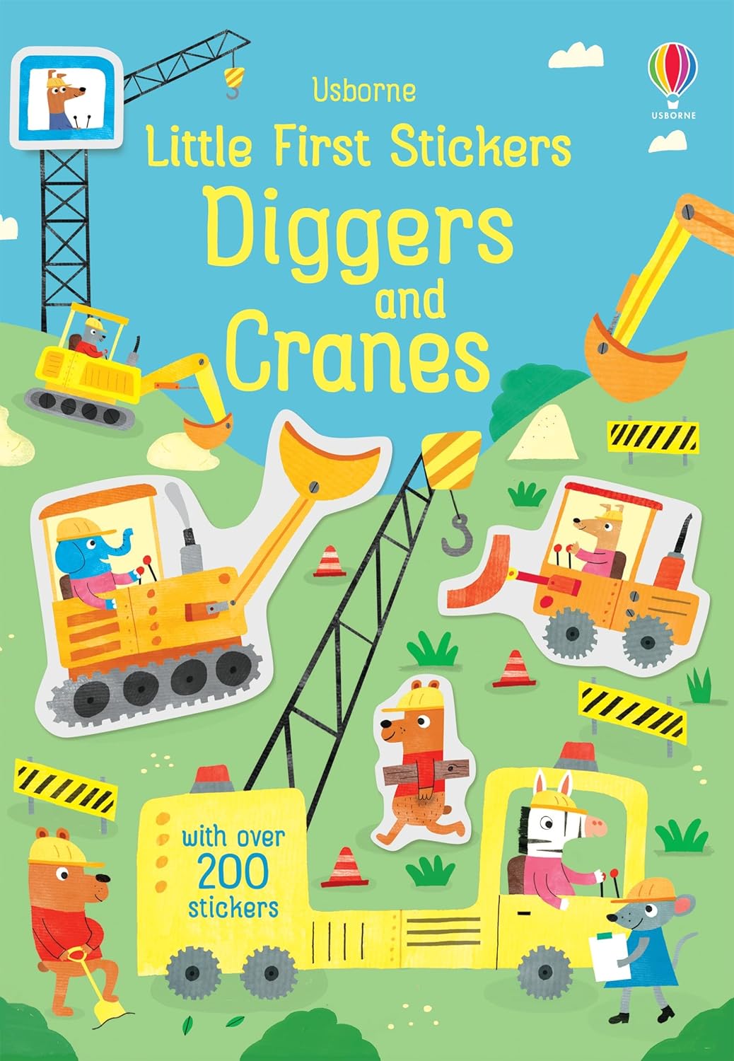 Little First Stickers Diggers and Cranes – Hobby and Toy Central