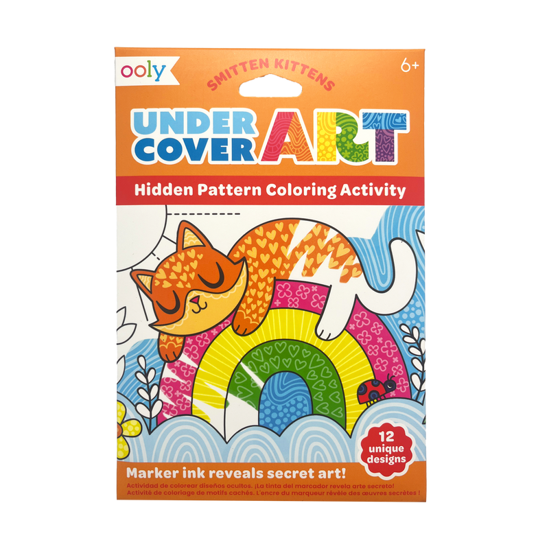 Ooly Under Cover Art Hidden Picture Coloring Smitten Kittens – Hobby ...