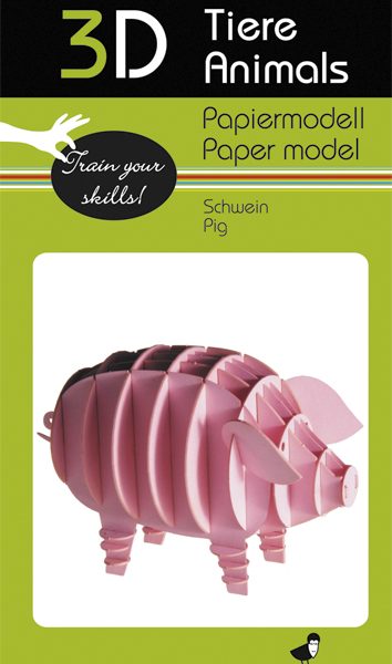 3D Paper Model Pig – Hobby and Toy Central