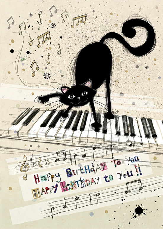 Cat Keyboard Happy Birthday To You Card – Hobby and Toy Central