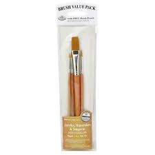 GOLD TAKLON BRUSH SET – Hobby and Toy Central